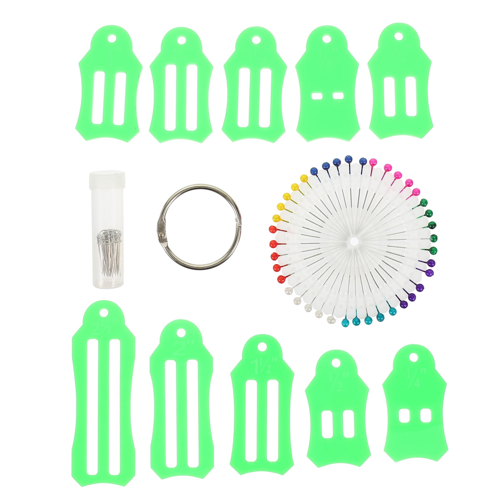 Bias Binding Maker Fabric Bias Tape Tool Quilting Pin with Storage ...