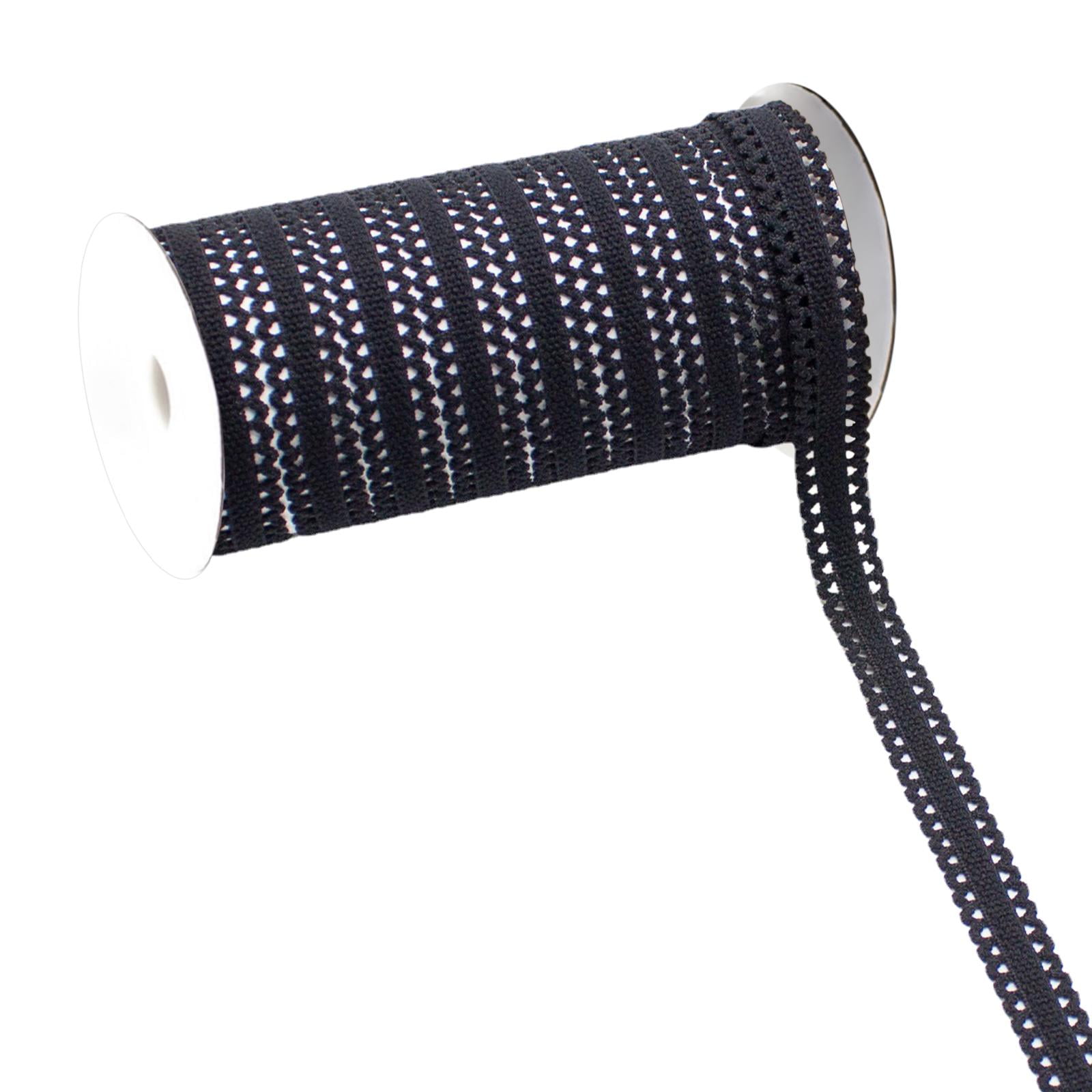 Bias Tape 10 Yard(12mm) Hemming Elastic Band Cord for Trouser Clothing ...