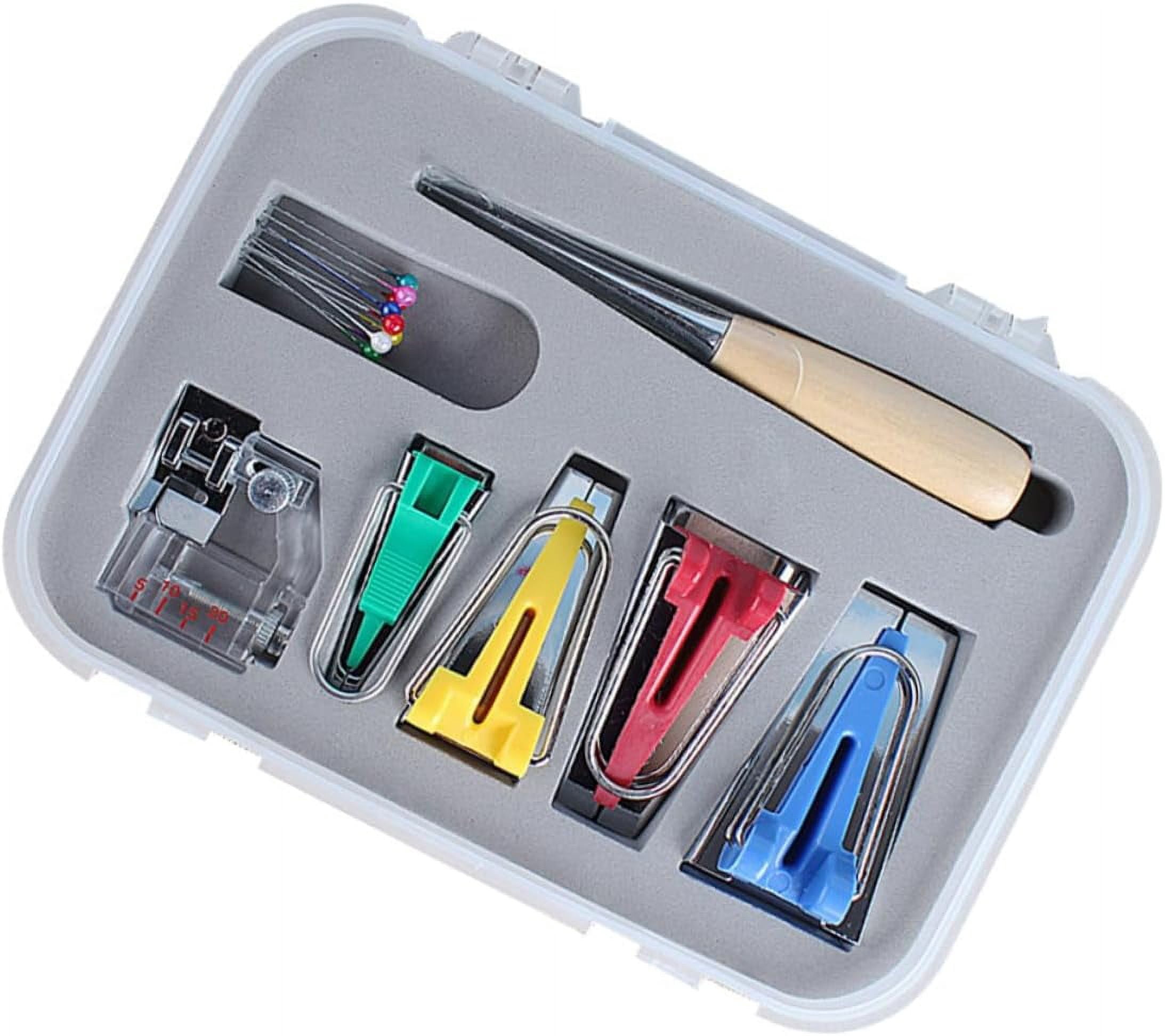Bias Tape Maker Kit Sewing Machine Kit Binder Foot Kit Simple Offset ...