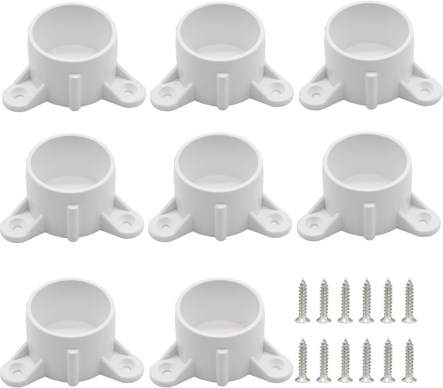 Biaungdo 2 Inch PVC Table Leg Cap Fittings Furniture Grade Rod Holder ...