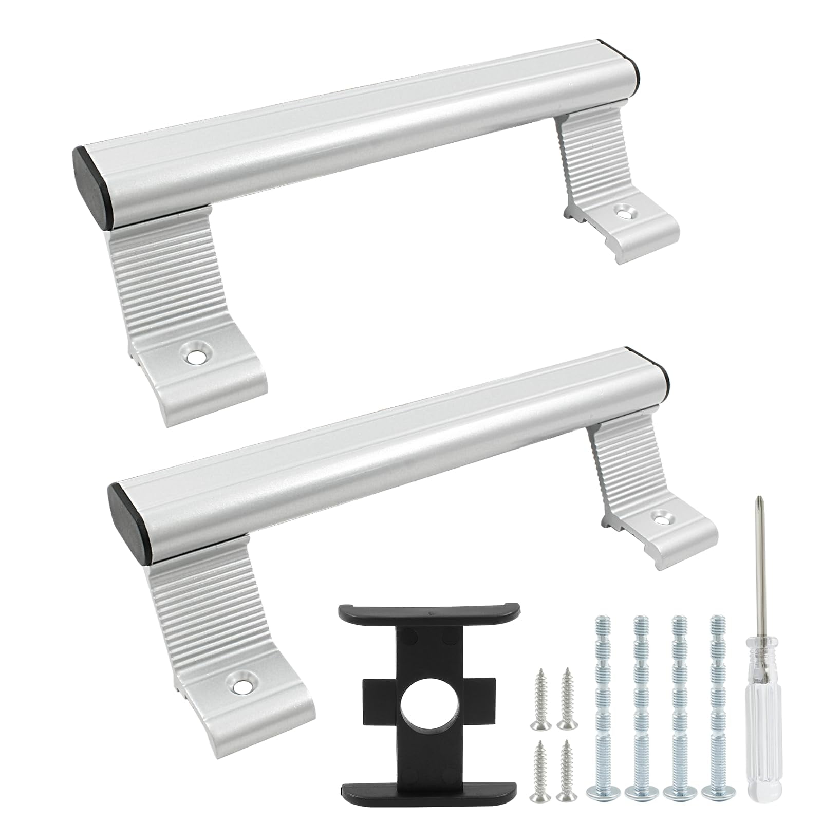 Biaungdo 2 Pcs Sliding Handle,Matte Silver Patio Handle Replacement ...