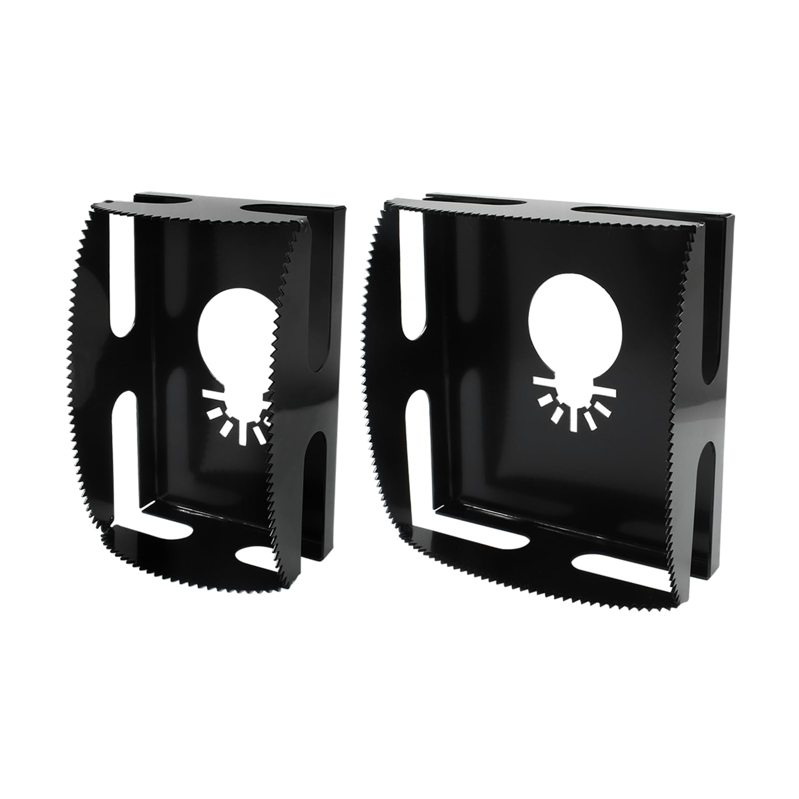 Biaungdo Square Slot Cutter, 2 Pcs Stainless Steel Outlet Cutout Multi ...