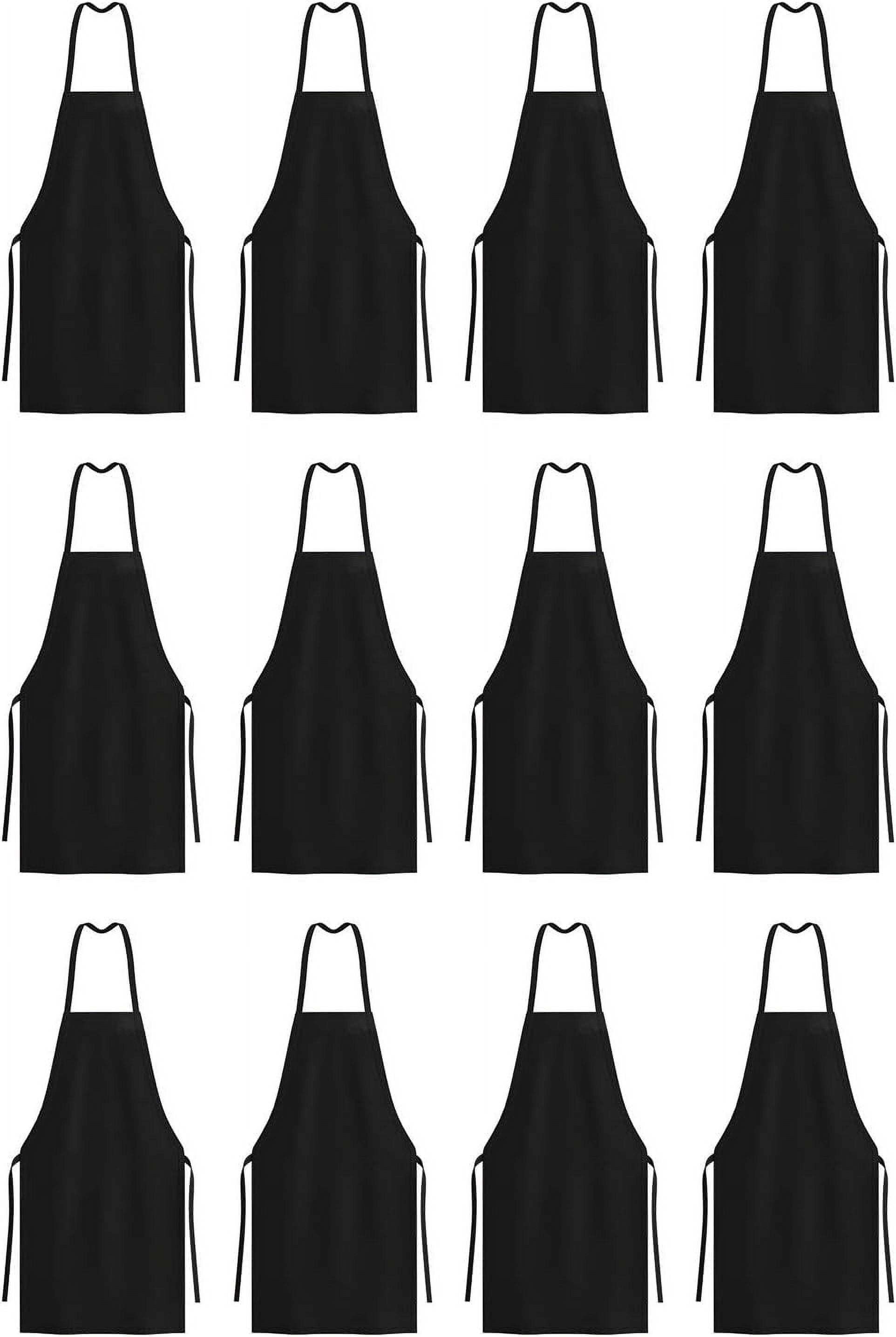 Bib Aprons Bulk Pack - Long, Oversized Professional Restaurant Quality ...