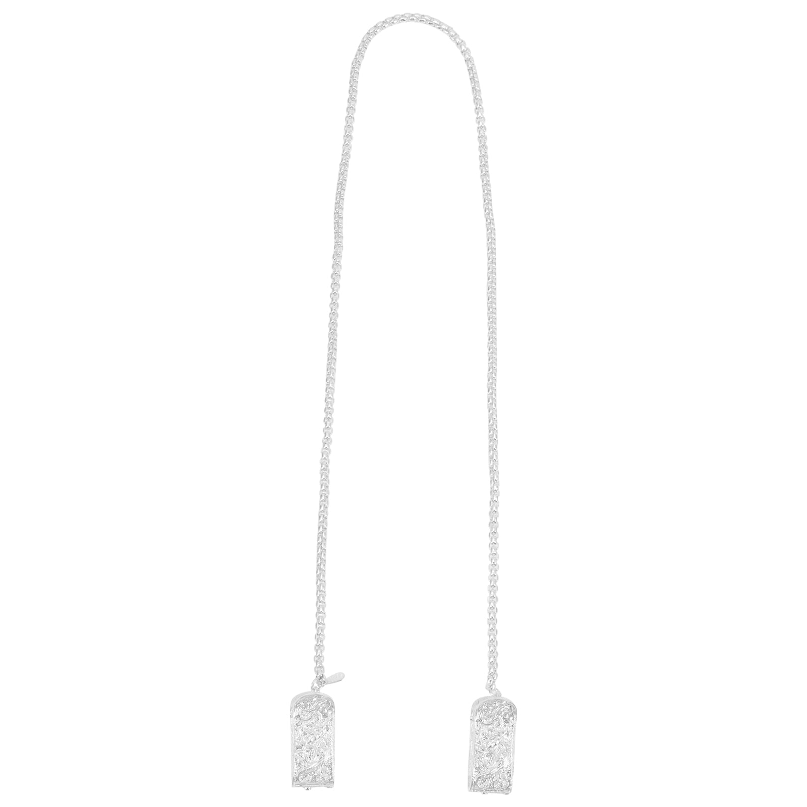 Bib Clip Choker Necklaces for Girls Baby Bandana Bibs Adult Silver ...