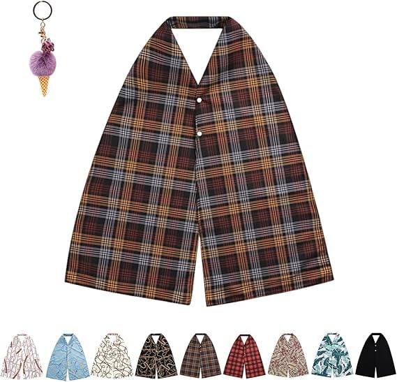 Bib Scarf for Women, Reusable Clothing Protectors, Washable Dignified ...