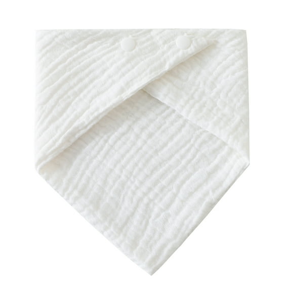 Bib for Baby Newborns Teething Bib Cotton Burp Cloth Triangular Scarf ...