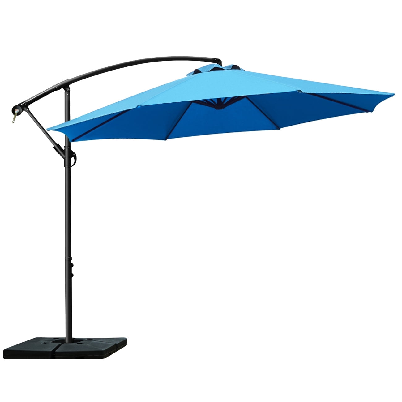 Bibana 10Ft Outdoor Adjustable Offset Cantilever Hanging Patio Umbrella ...