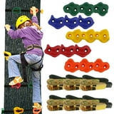 Bibana 15 Packs Ninja Tree Rock Climbing Holds Kits with 6 Ratchet ...