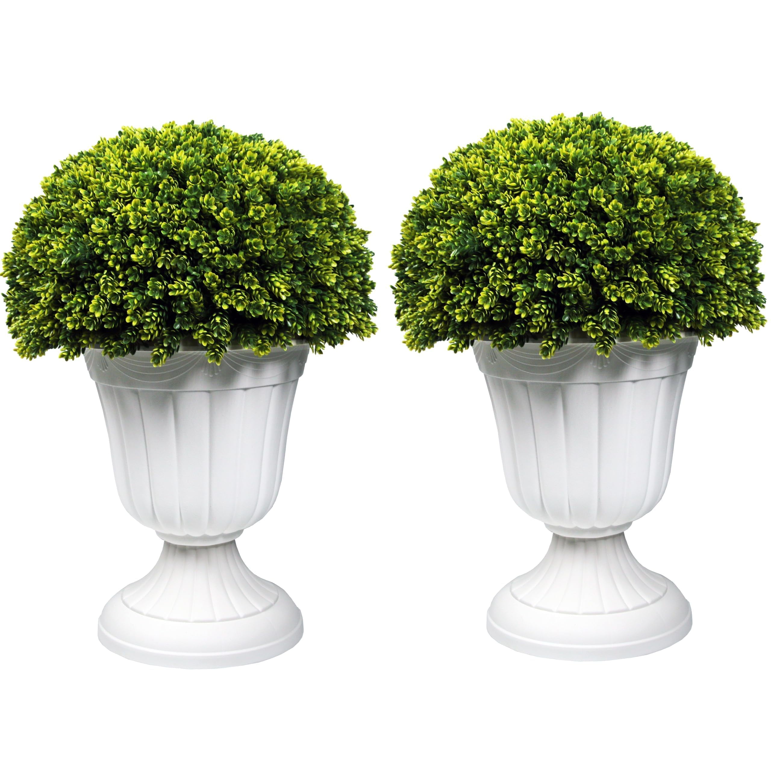 Bibana 2 PCS 23” Artificial Plastic Pine Cone-shaped Leaves Topiary ...