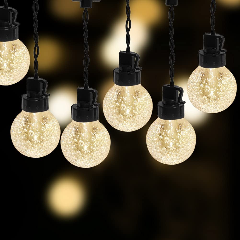 Bibana 35 FT Globe String Lights Outdoor Commercial Grade Light with 20 ...