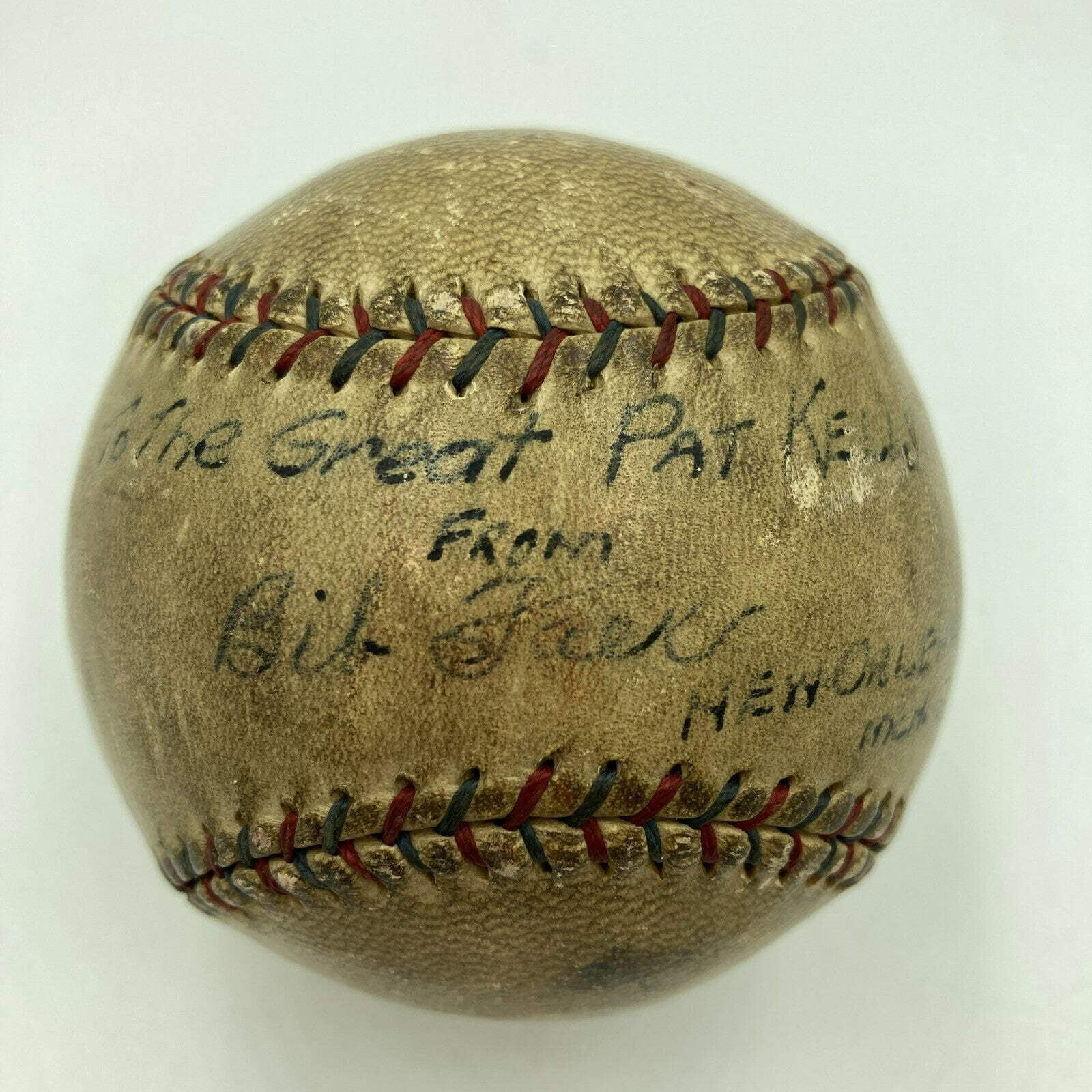 Bibb Falk Single Signed 1930 Game Used Baseball Replaced Joe Jackson ...