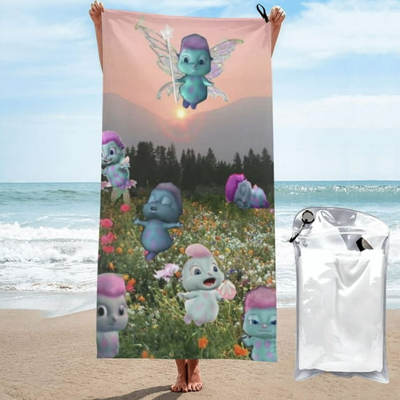 Bibb-,Le0 Beach Towel Quick-Drying Bath Towel Beach Blanket Travel ...