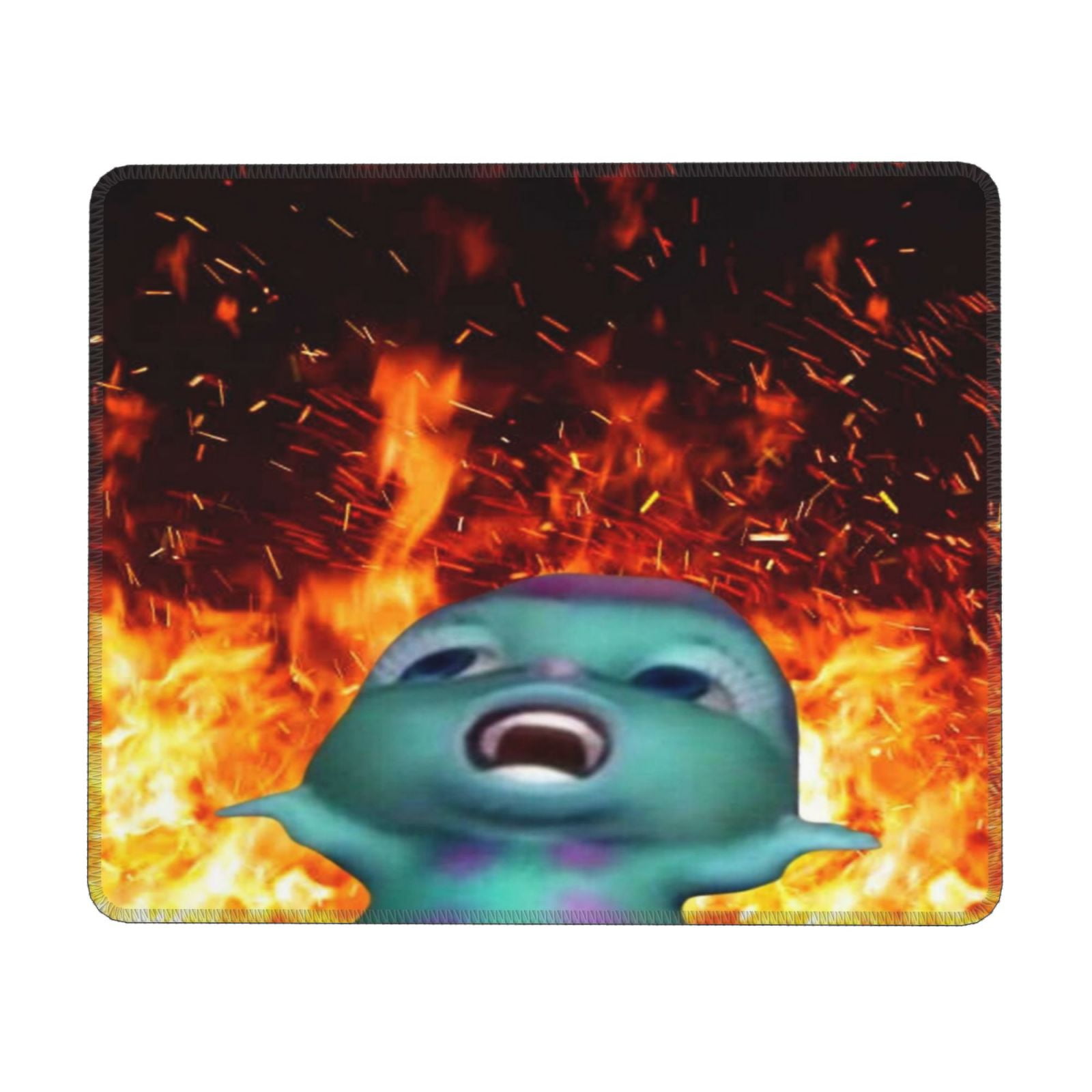 Bibb-,Le0 Mouse Pad Square Stitched Edges Non-Slip Rubber Washable ...