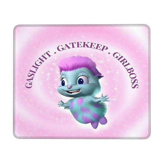 Bibb-,Le0 Mouse Pad Square Stitched Edges Non-Slip Rubber Washable ...