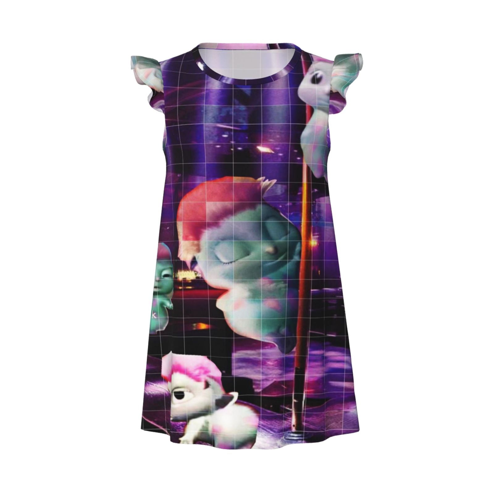 Bibb-,Le0 Nightgown Princess Pajama Dresses For Sleepwear Nightie ...