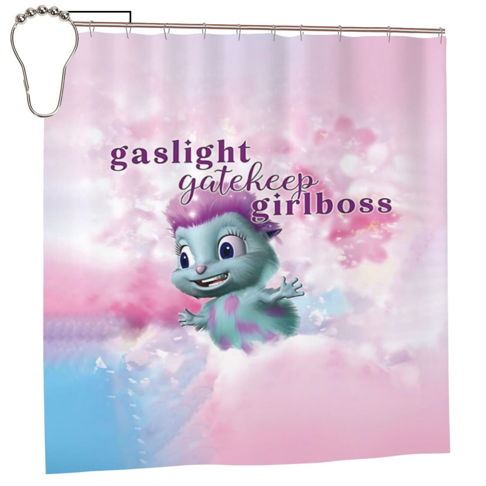 Bibb-,Le0 Shower Curtain For Kids Children Cute Shower Curtain Funny ...