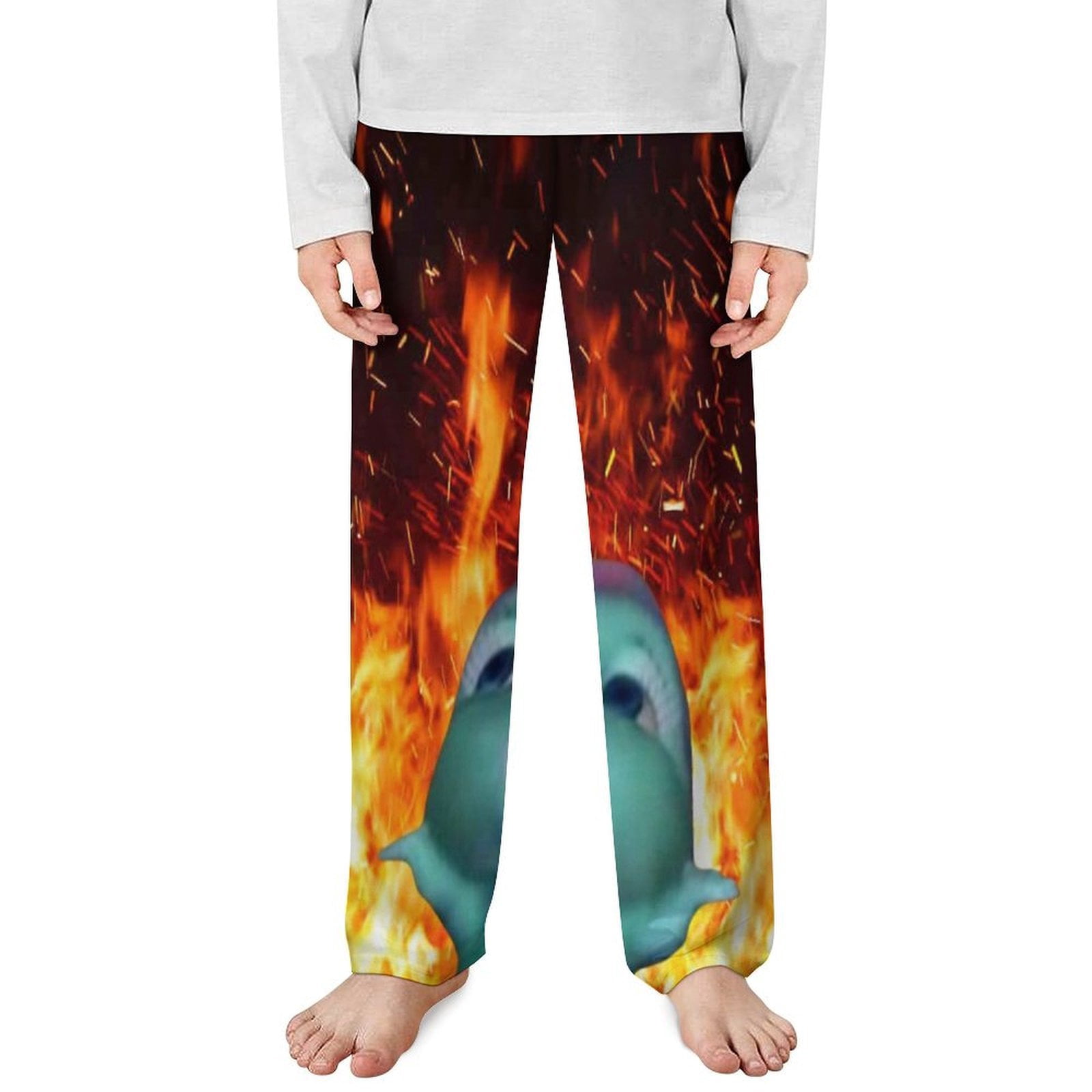 Bibb-,le0 Pajama Pants Cartoon Casual Lounge PJ Bottoms with Pockets ...