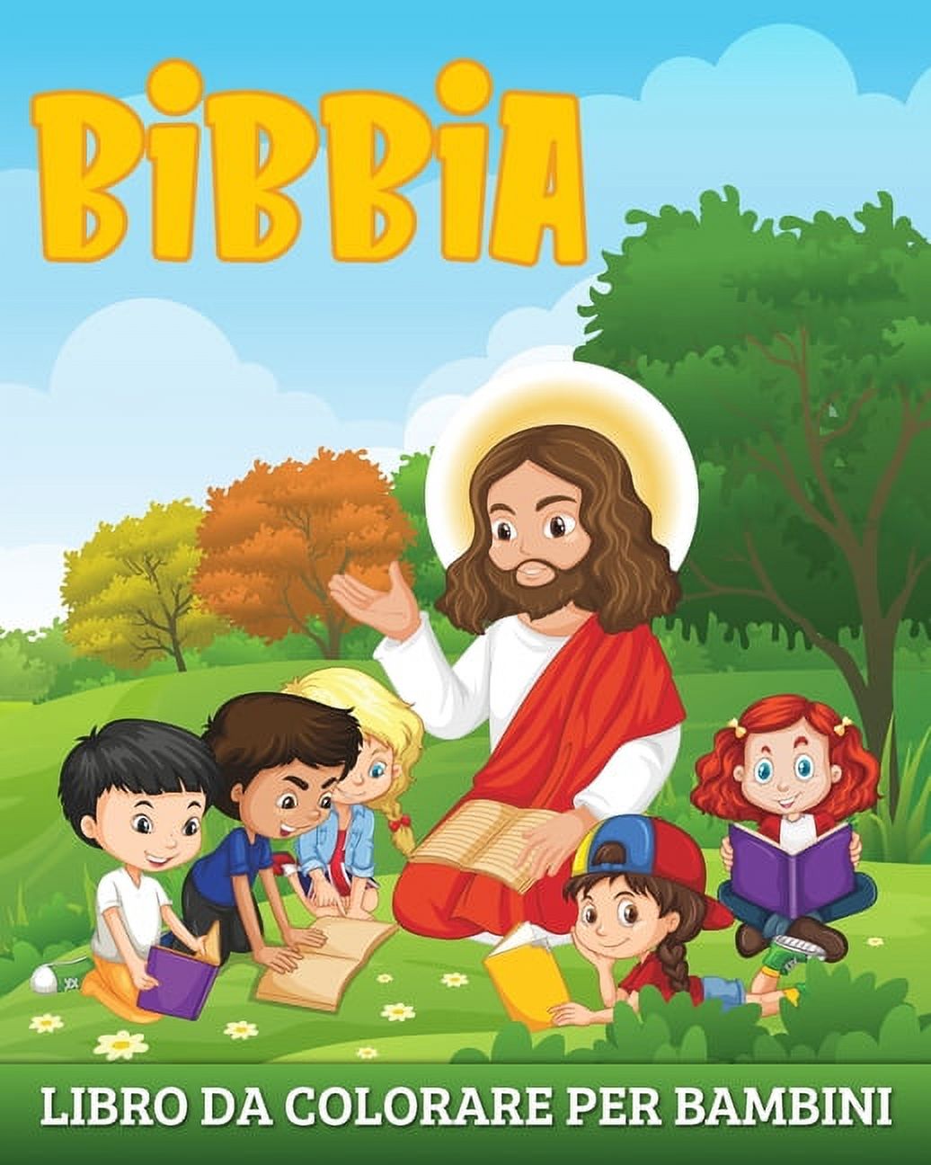 Bibbia Libro da Colorare per Bambini: 49 illustrazioni dall'Antico e ...