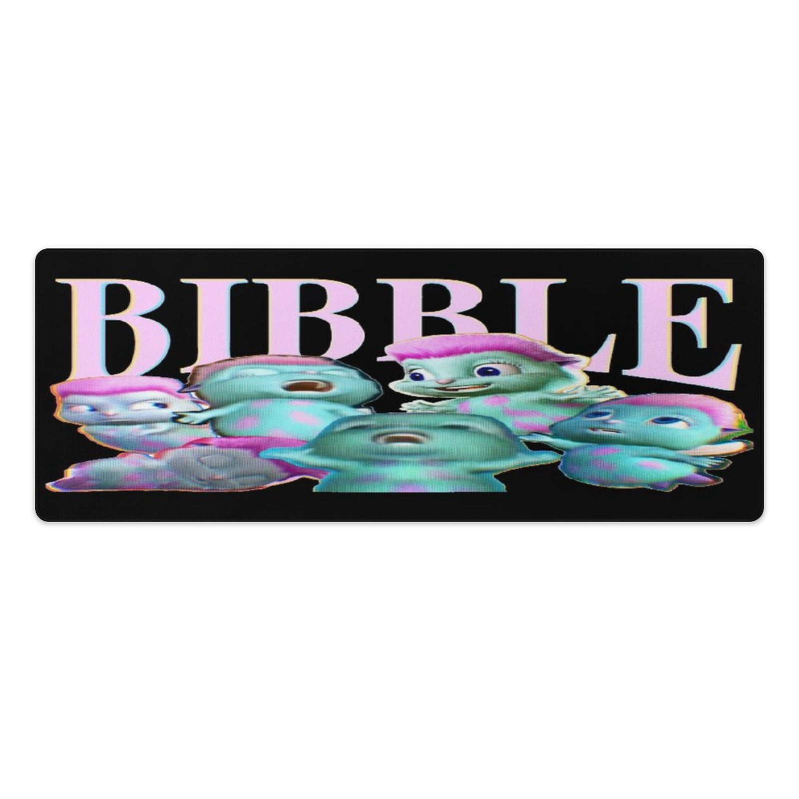 Bibble Computer Mouse Mat with Anti-Slip Rubber Base Anti-Fray ...