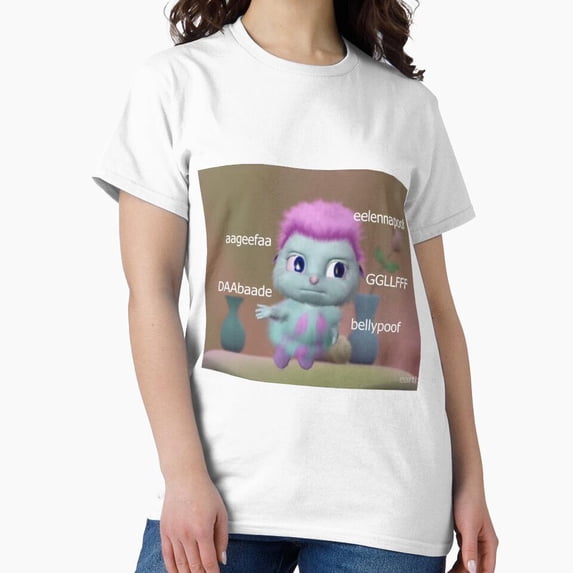 Bibble Meme Cute Fairy Funny Expression Internet Viral Reaction T-Shirt ...