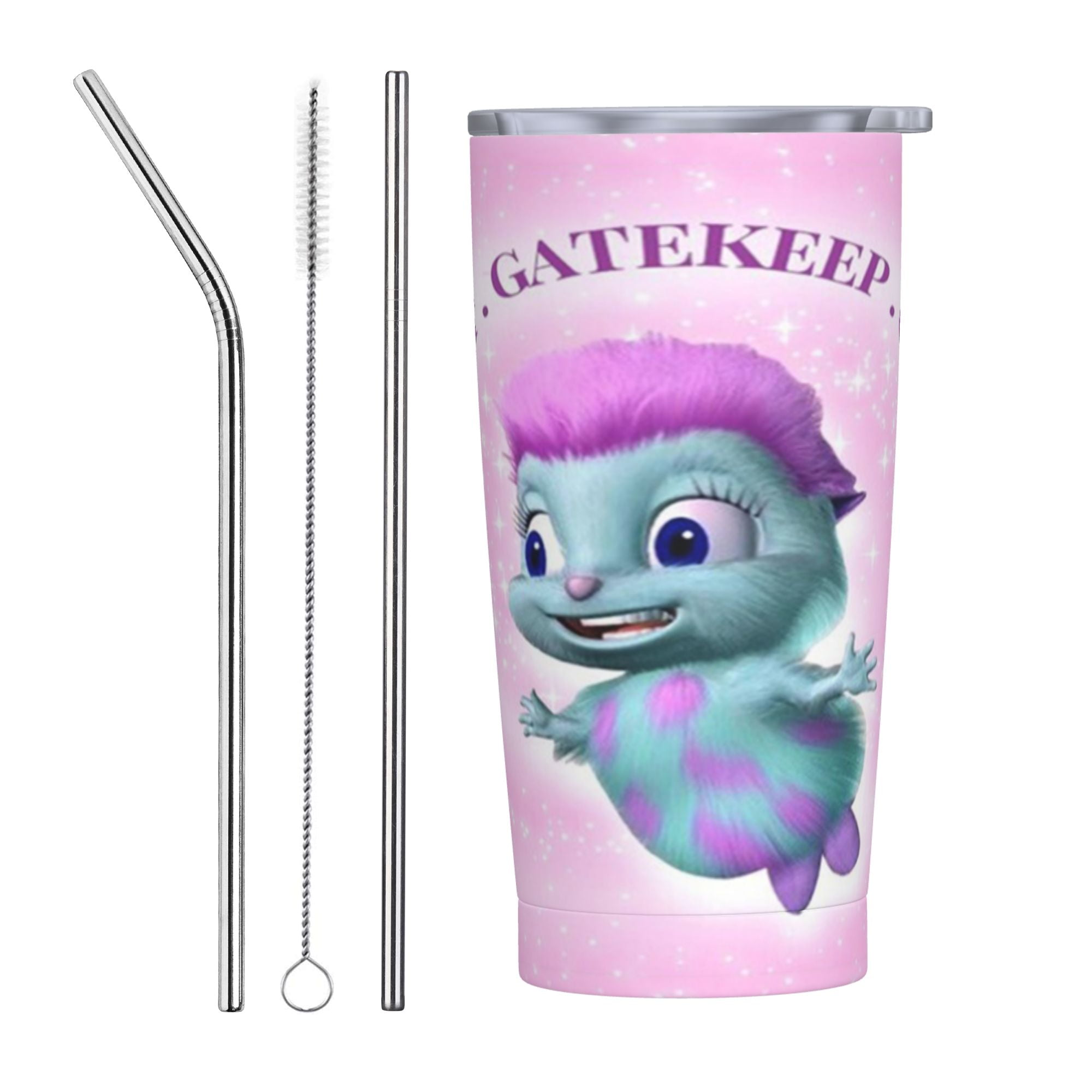 Bibble Tumbler With Lid And Strawsnd Stainless Steel Insulated Tumbler ...