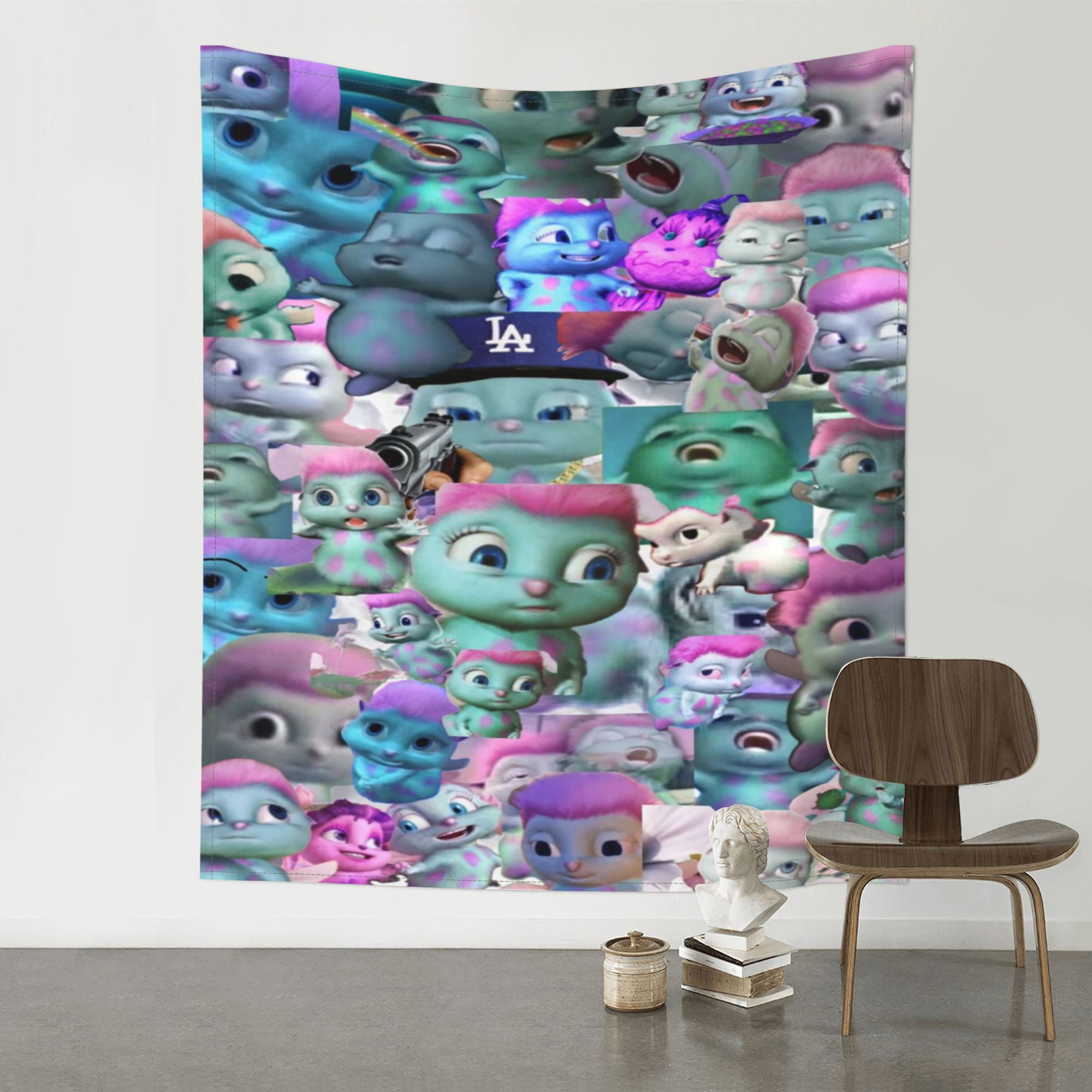 Bibble Wall Tapestry Anime Poster For Bedroom Aesthetics Funny Room ...