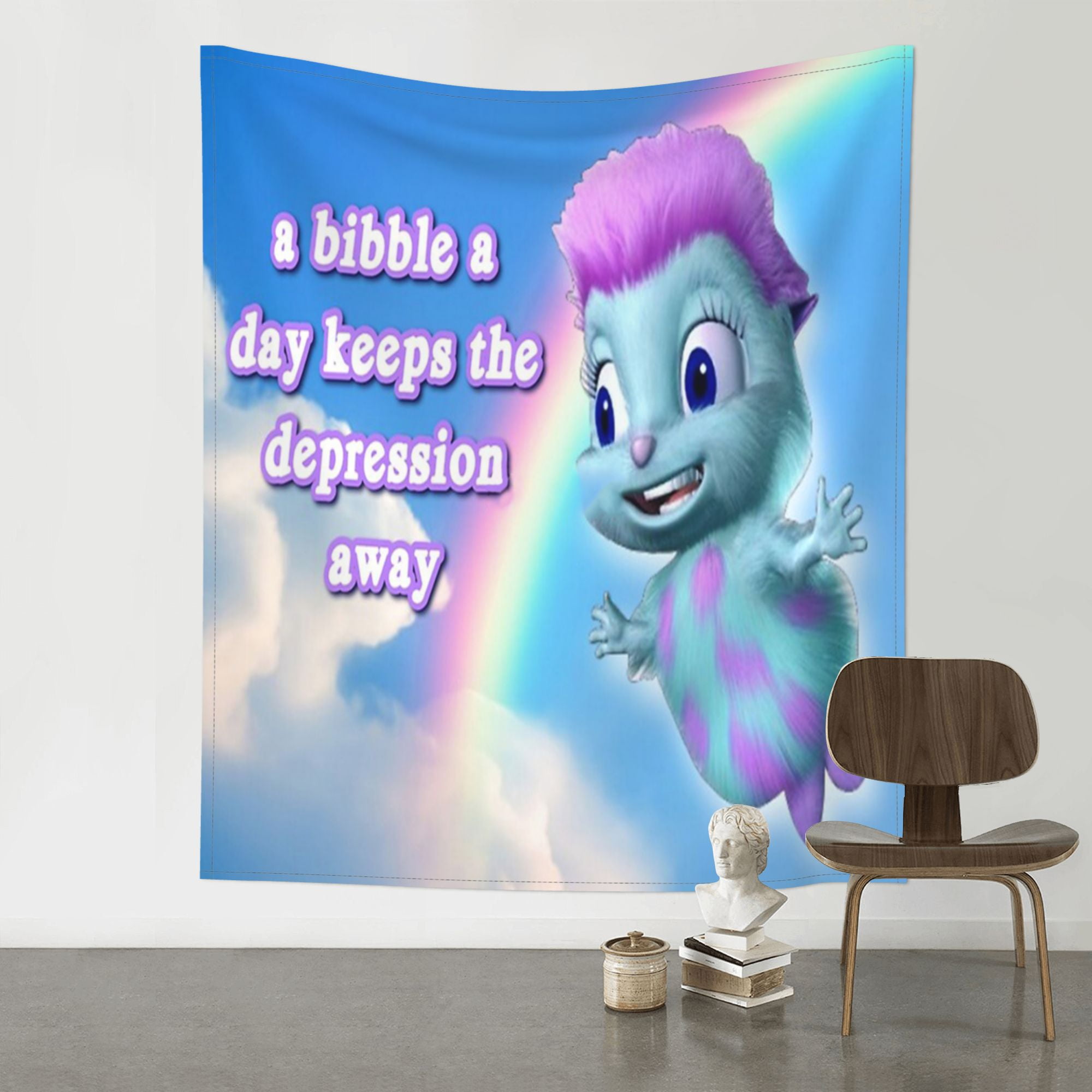 Bibble Wall Tapestry Anime Poster For Bedroom Aesthetics Funny Room ...