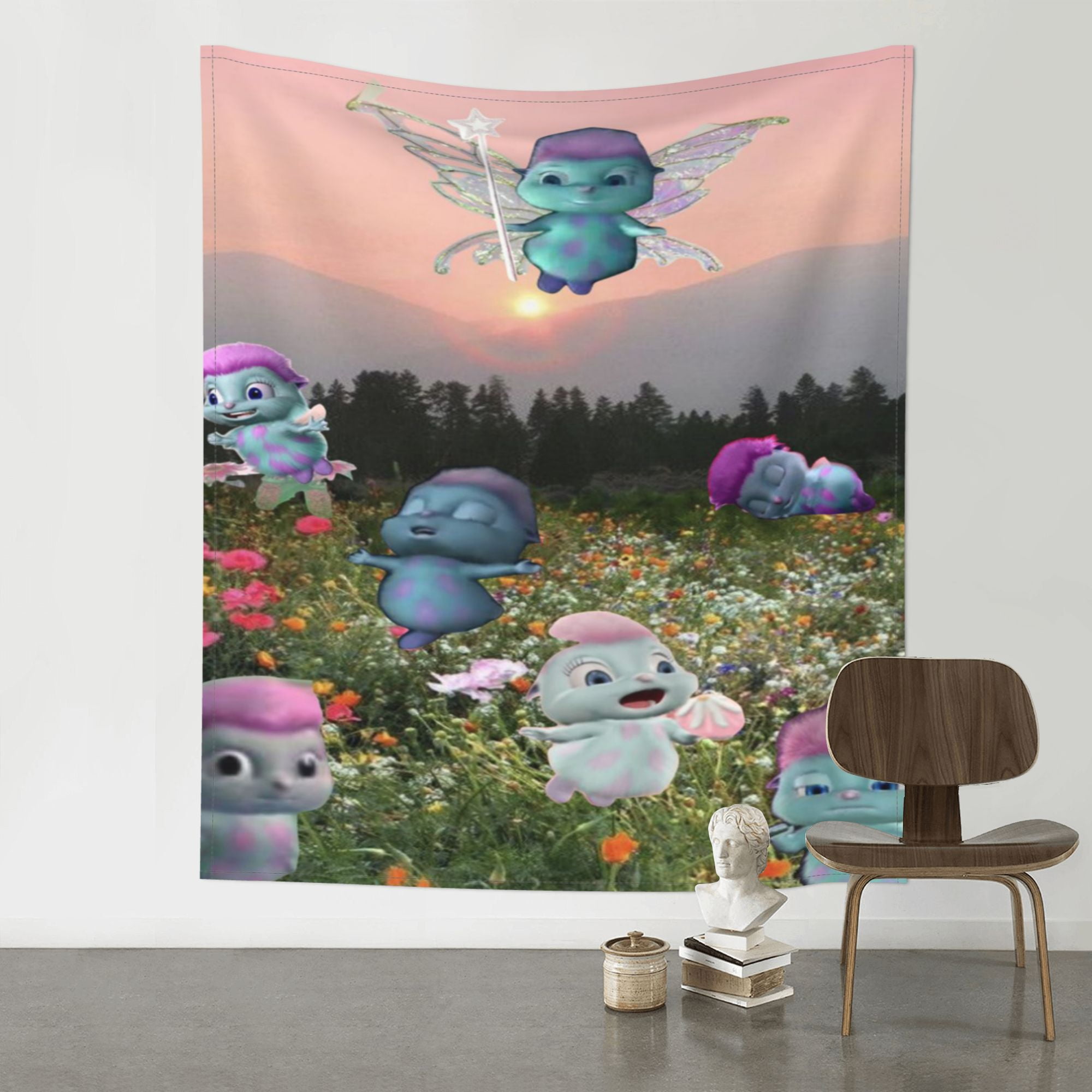 Bibble Wall Tapestry Anime Poster For Bedroom Aesthetics Funny Room ...