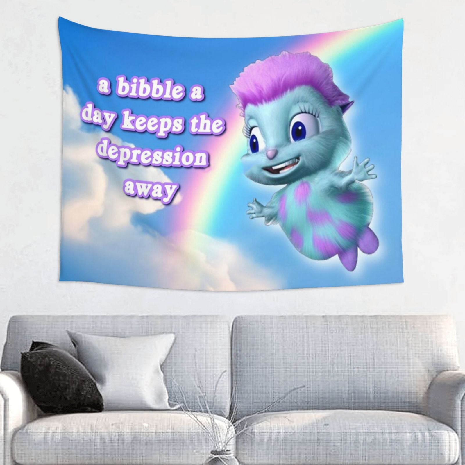Bibble Wall Tapestry Anime Poster For Bedroom Aesthetics Funny Room ...