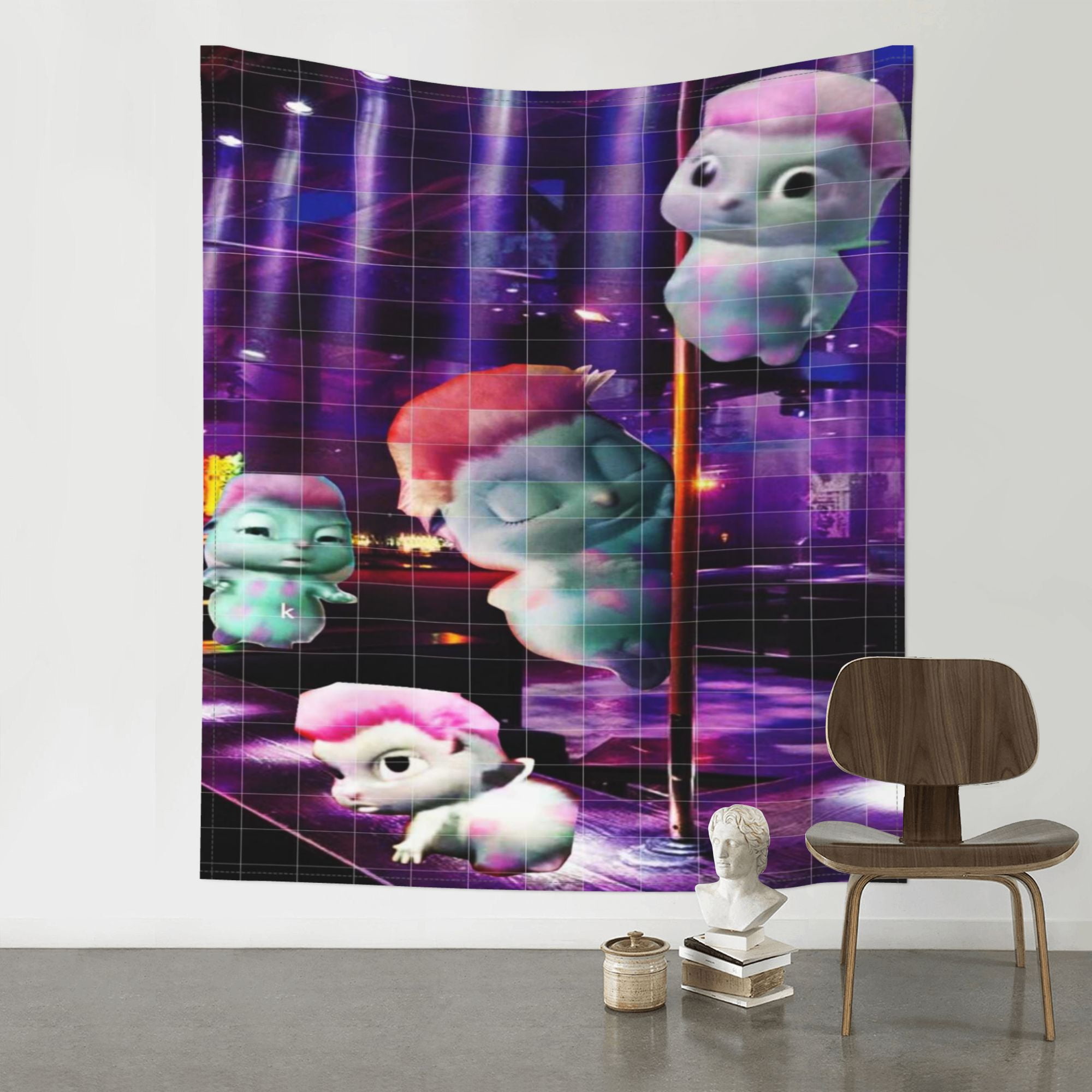 Bibble Wall Tapestry Anime Poster For Bedroom Aesthetics Funny Room ...
