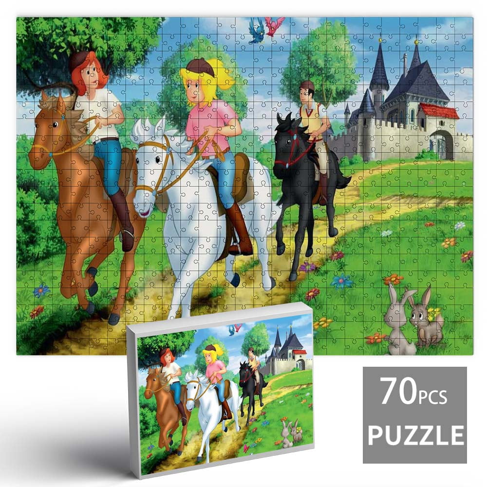 Bibi and Tina Puzzles for Adults 70 Pieces Teens Jigsaw Challenging ...