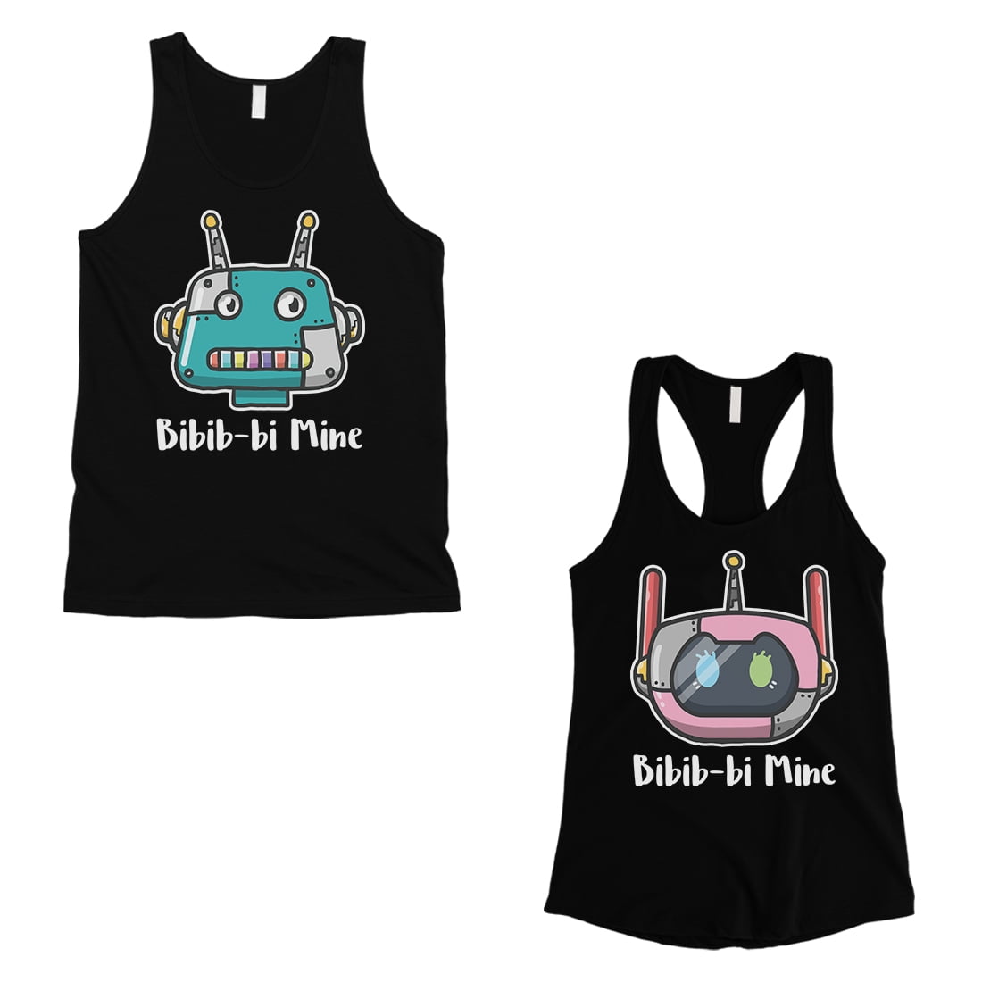 Bibib-bi Mine Couples Matching Gift Black Valentines Day Tank Tops ...