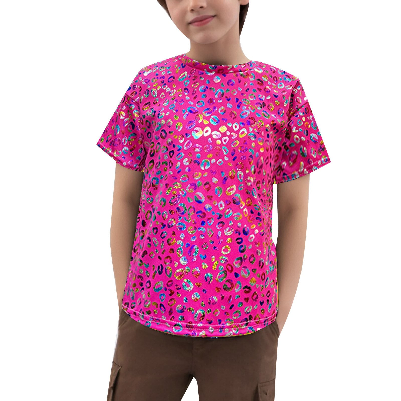 Bibifish Boys Girls Tshirts Unisex Casual Crewneck Short Sleeve Tees ...