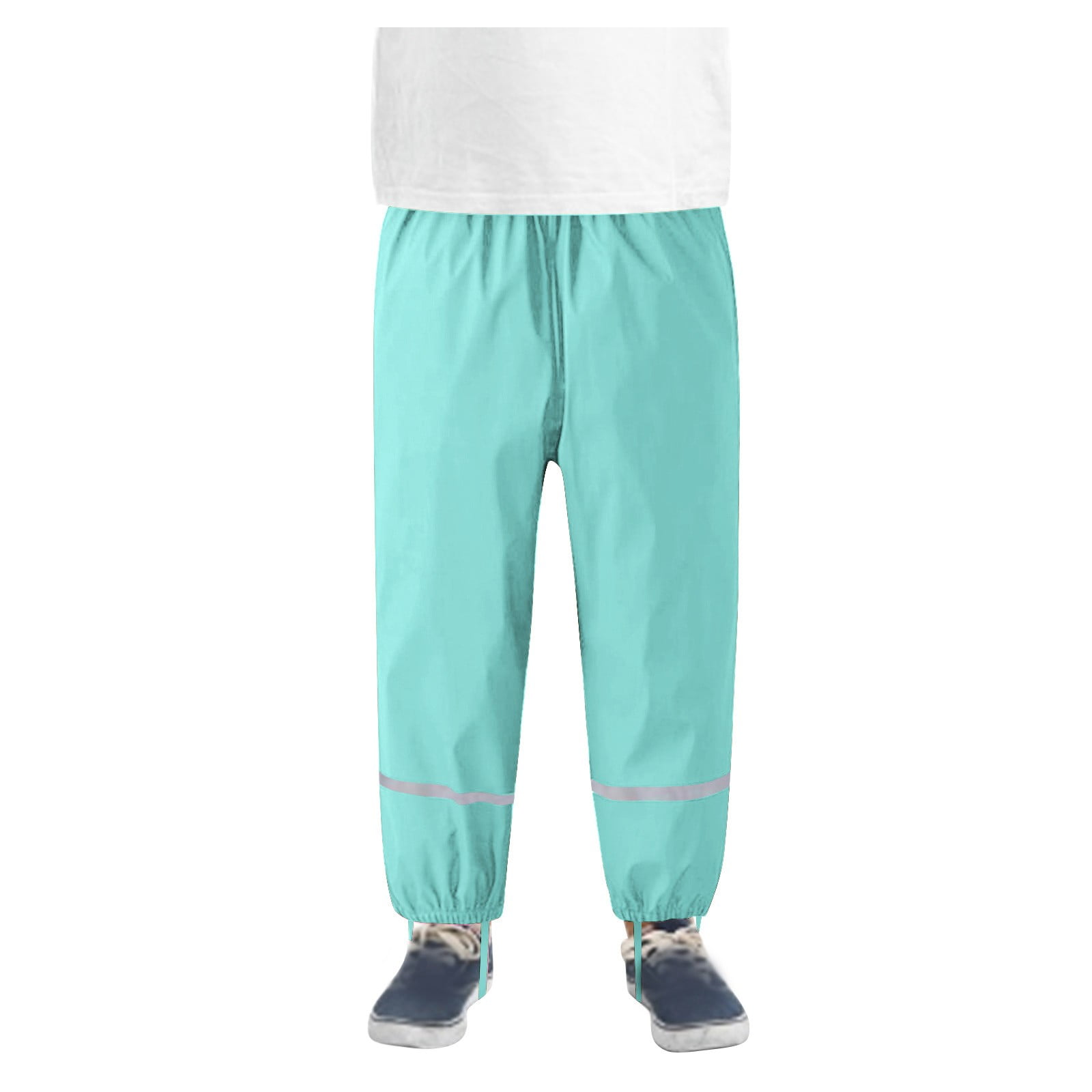 Bibifish Kids Pants Lightweight Reflective Stripe Waterproof Windproof ...