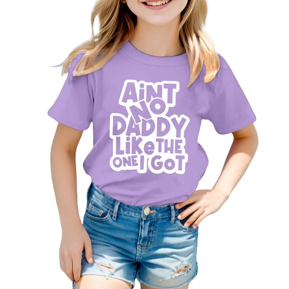 Bibifish Little Girls Tshirts Girls Casual Short Sleeve T Shirts With ...