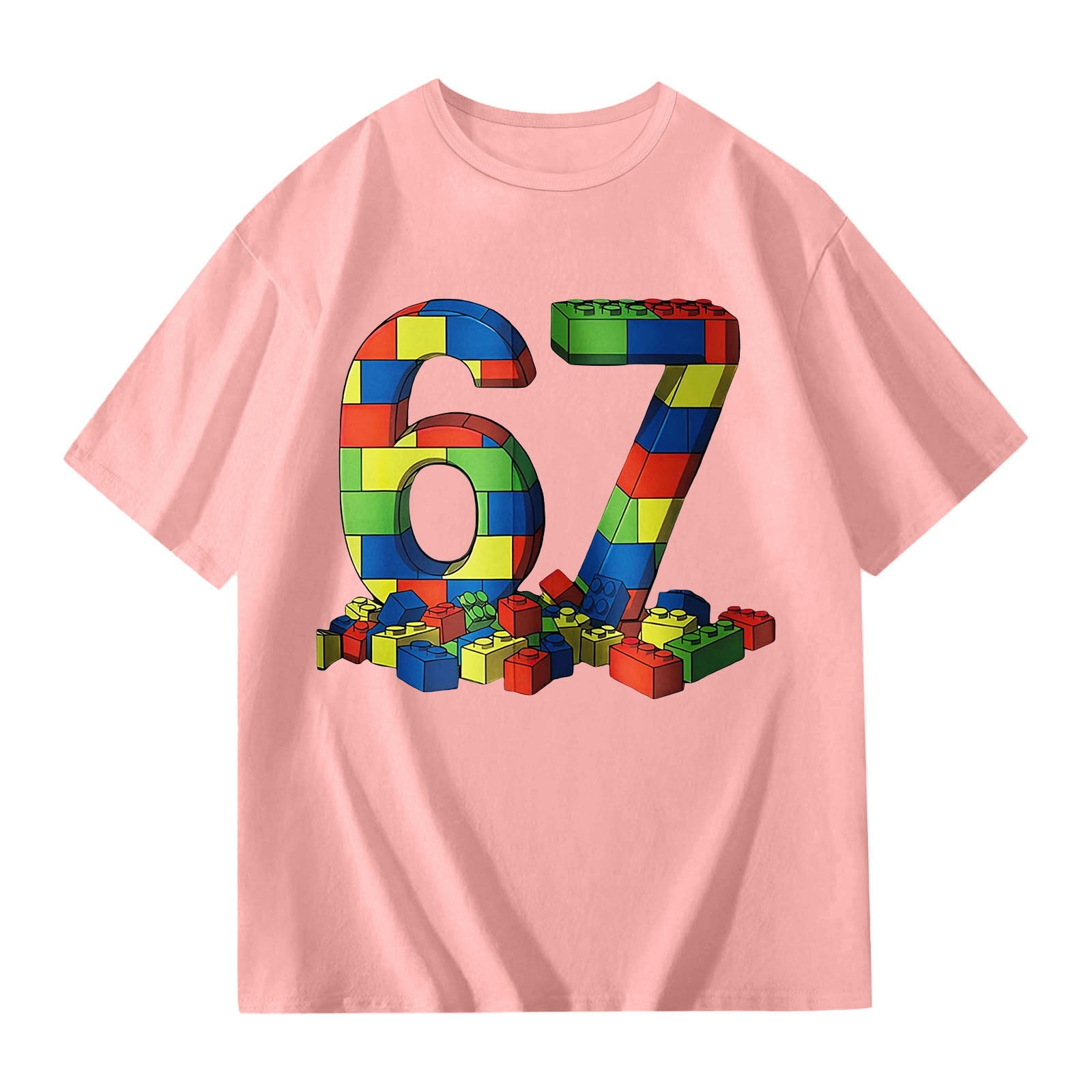 Bibifish Little Girls Tshirts Summer Short Sleeve Crewneck T-Shirts ...