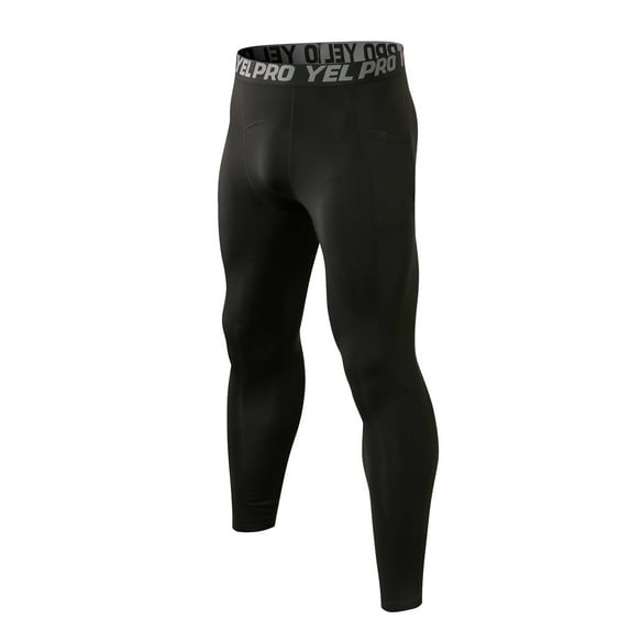 Bibifish Mens Athletic Pants Black High Waist Waistband Side Pocket ...