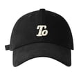 Bibifish Mens Womens Baseball Cap Washed Single Letter Stitch ...