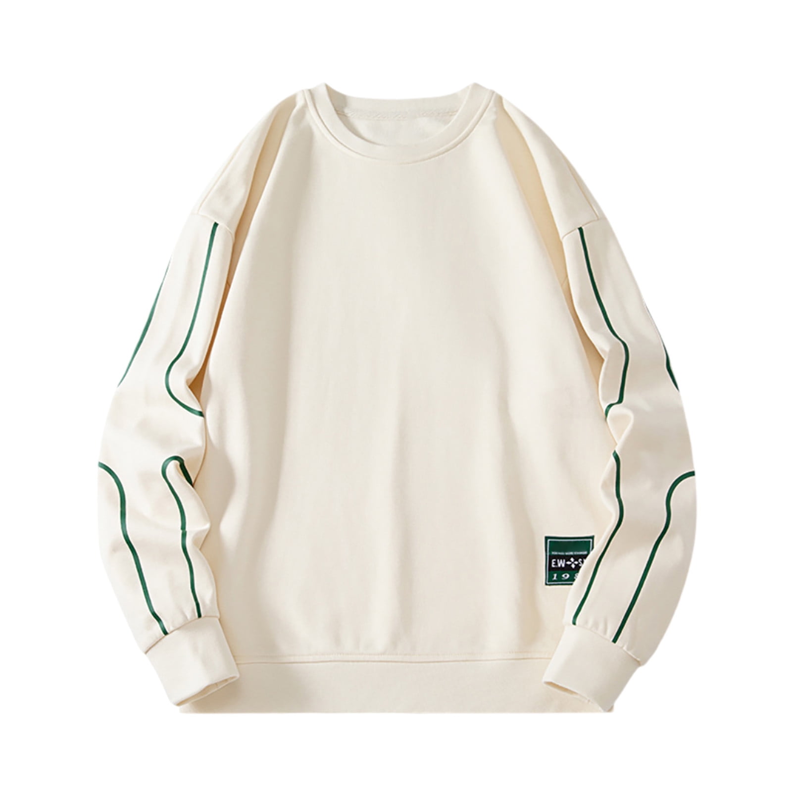 Bibifish Sweatshirts For Men Graphic Print Fall Fashion Drop Shoulder ...