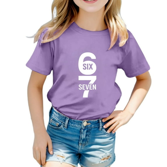 Bibifish Toddler Girls Short Sleeve Tshirts Graphic Print T Shirt ...