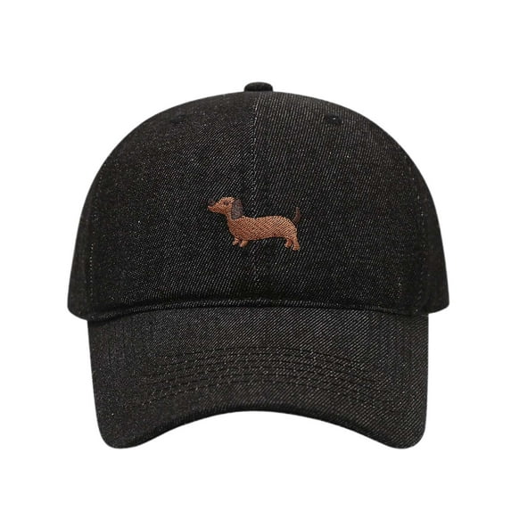 Bibifish Unisex Men Women Baseball Cap Brown Dachshund Embroidery Cap ...