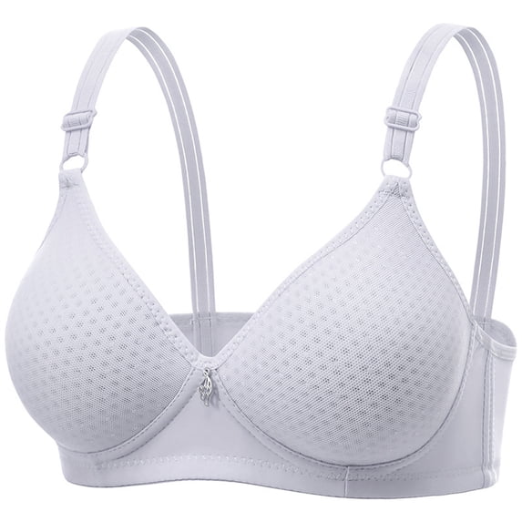 Bibifish Women's Daisy Bras Front Closure Wide Straps Full Coverage ...
