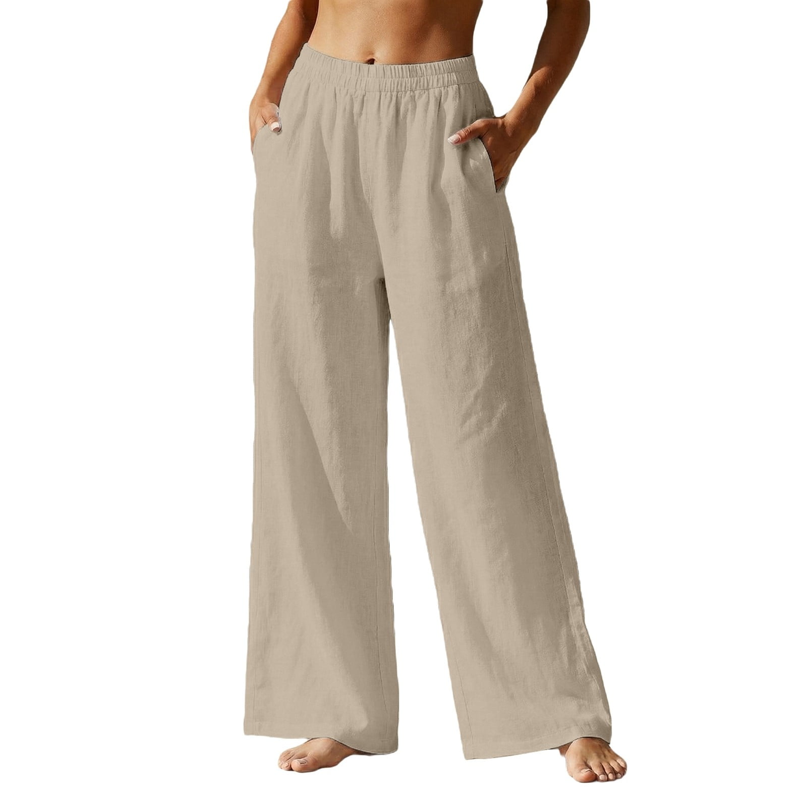 Bibifish Women's Pants Loose Fit Fashion Casual Daily Commuter Long ...