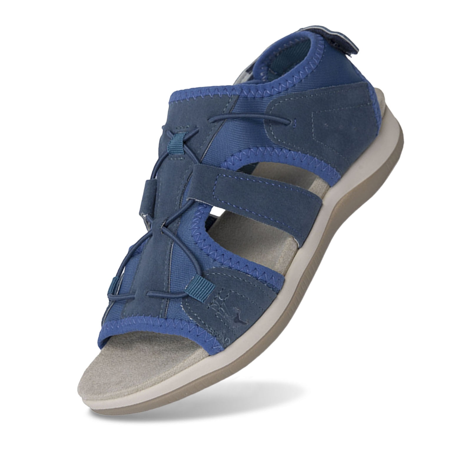 Bibifish Womens Flat Sandals Casual Soft Flexible Open Toe Multi Strap ...