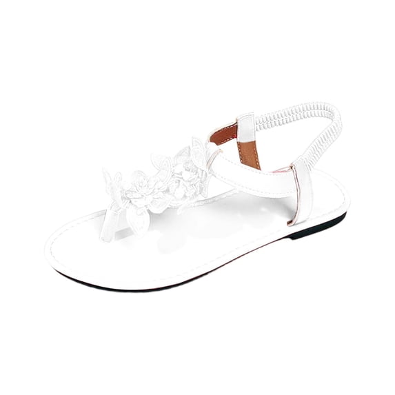 Bibifish Womens Flat Sandals Minimalist Supple Relaxed Thong Elastic ...