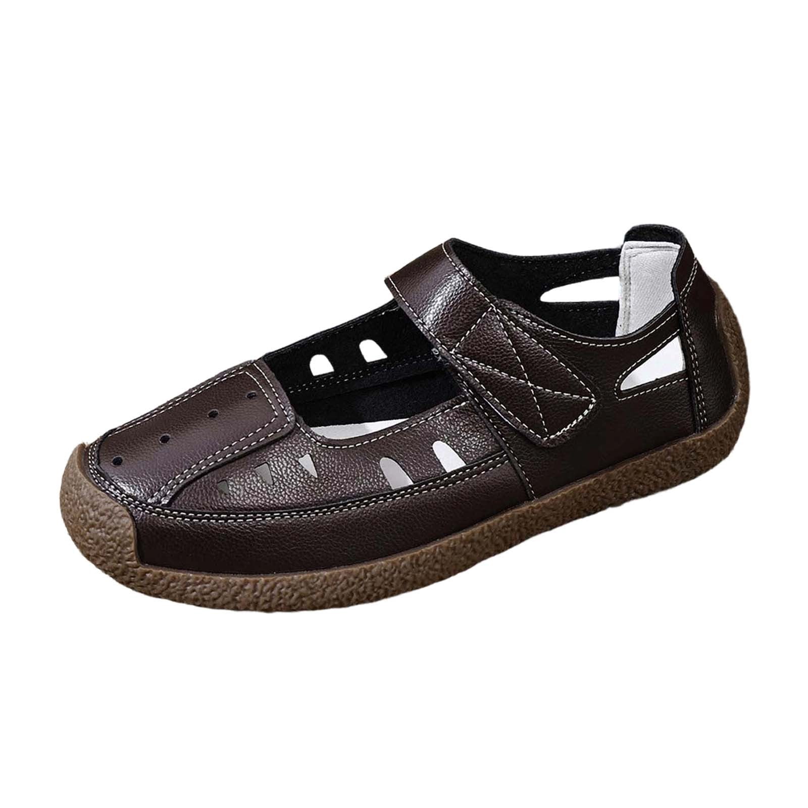 Bibifish Womens Flat Sandals Trendy Flexible Sleek Closed Toe Dual Hook ...
