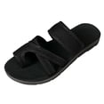 Bibifish Womens Flat Slide Casual Light Streamlined Open Toe Slip On ...