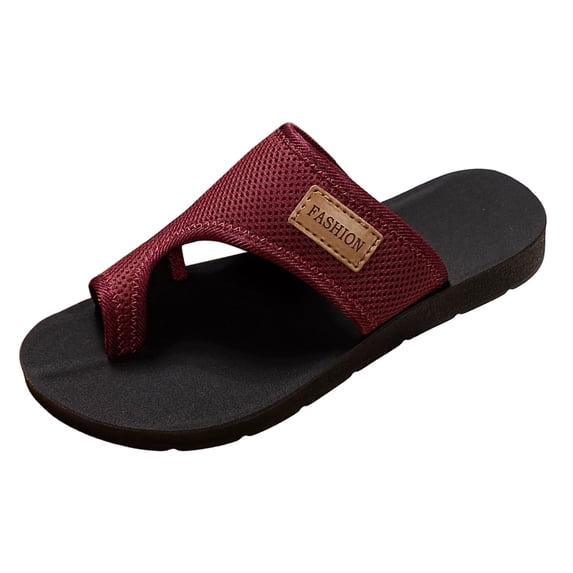 Bibifish Womens Flip Flop Slide Thong Mesh Slip On Foam Insole Flat ...