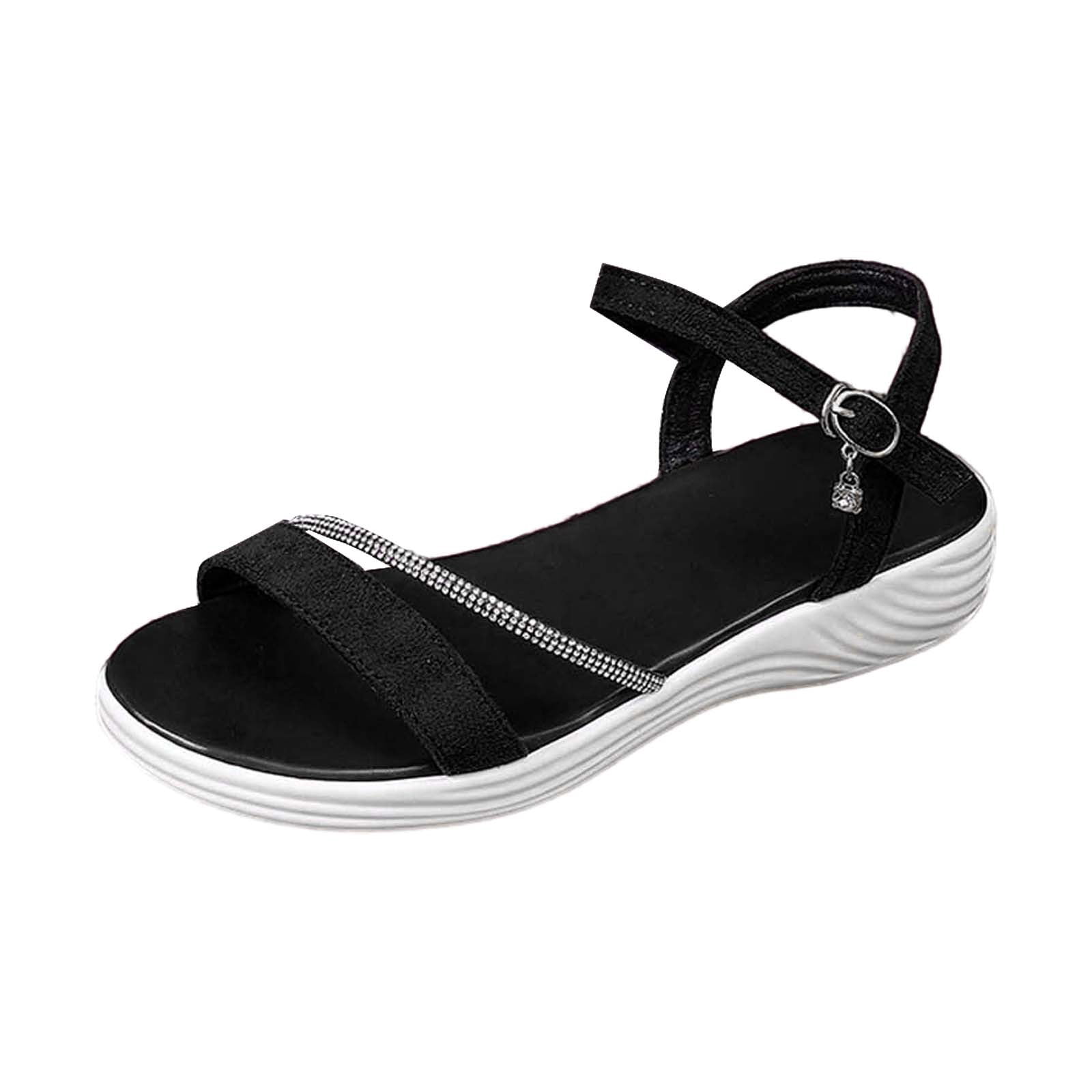 Bibifish Womens Heeled Sandals Elegant Feminine Bow Ankle Buckle Open ...