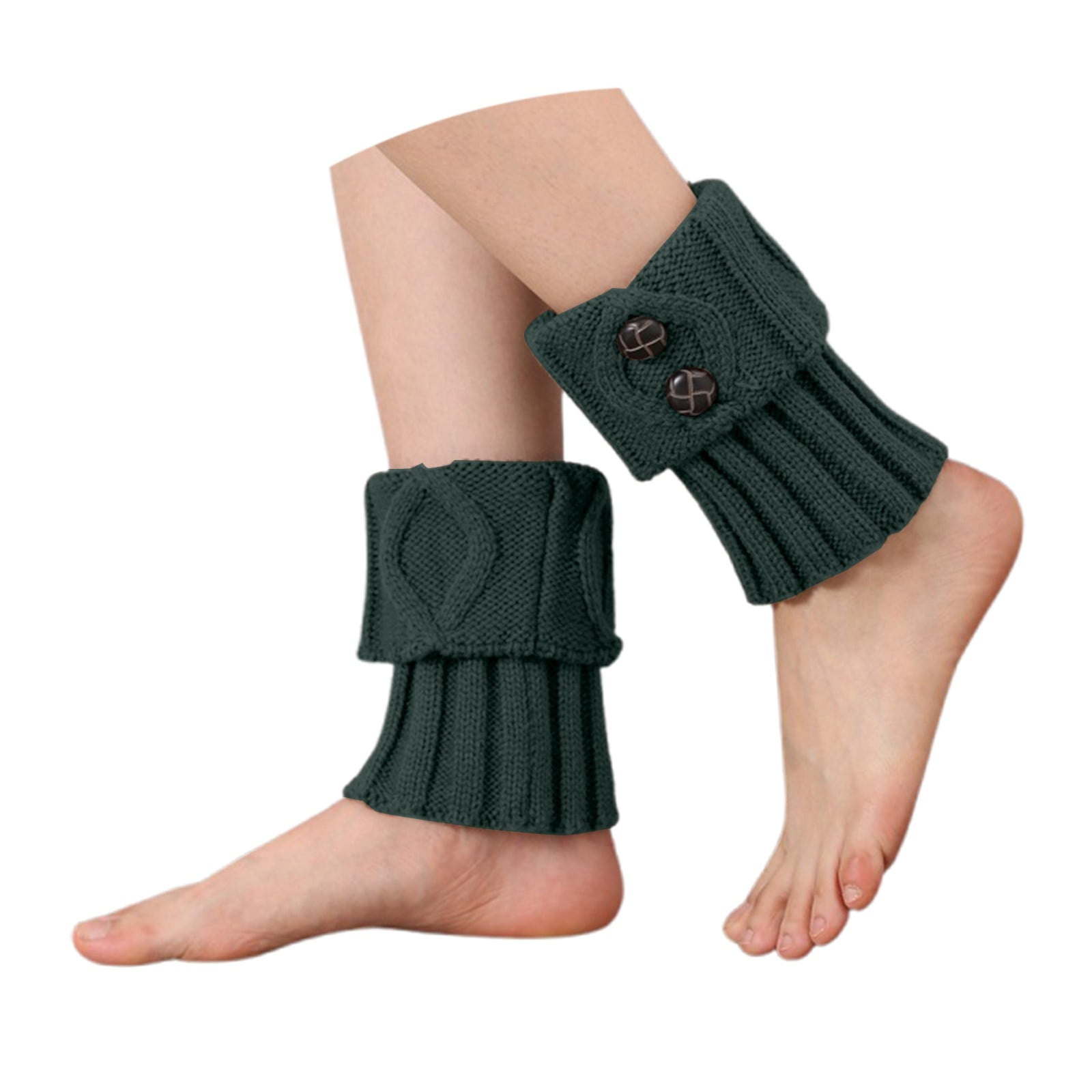 Bibifish Womens Leg Warmers Calssic Thermal Lined Knitted Leg Warmers ...
